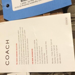 Coach Handbag Authentic New With Tags | Etsy