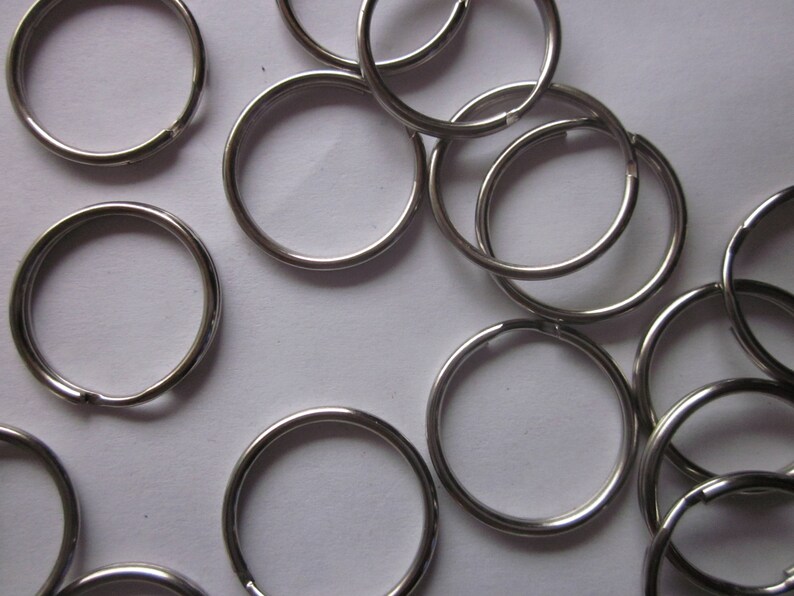20mm Iron Double Loop Jump Rings - 50 Pieces - Etsy