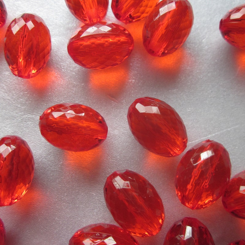 Oval Plastic Beads - Etsy
