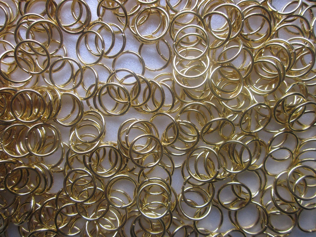 Gold Iron Jump Rings 10mm 100 Jump Rings - Etsy