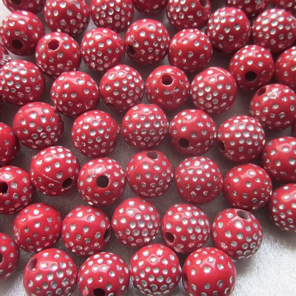 Polka Dot Beads - Etsy