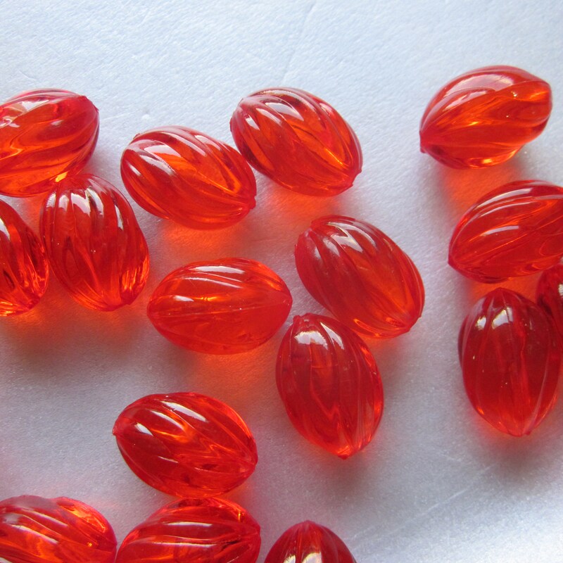 Oval Plastic Beads - Etsy