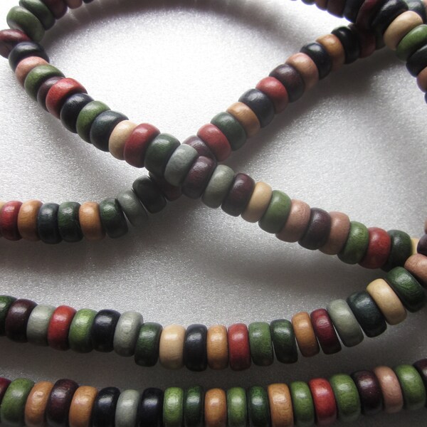 Colored Wood Beads - Etsy