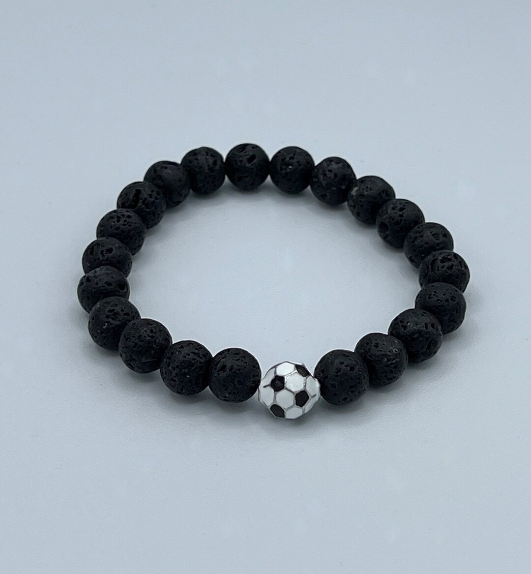 Soccer Bracelet, Sports Bracelet, Lava Bracelet, Football Bracelet ...