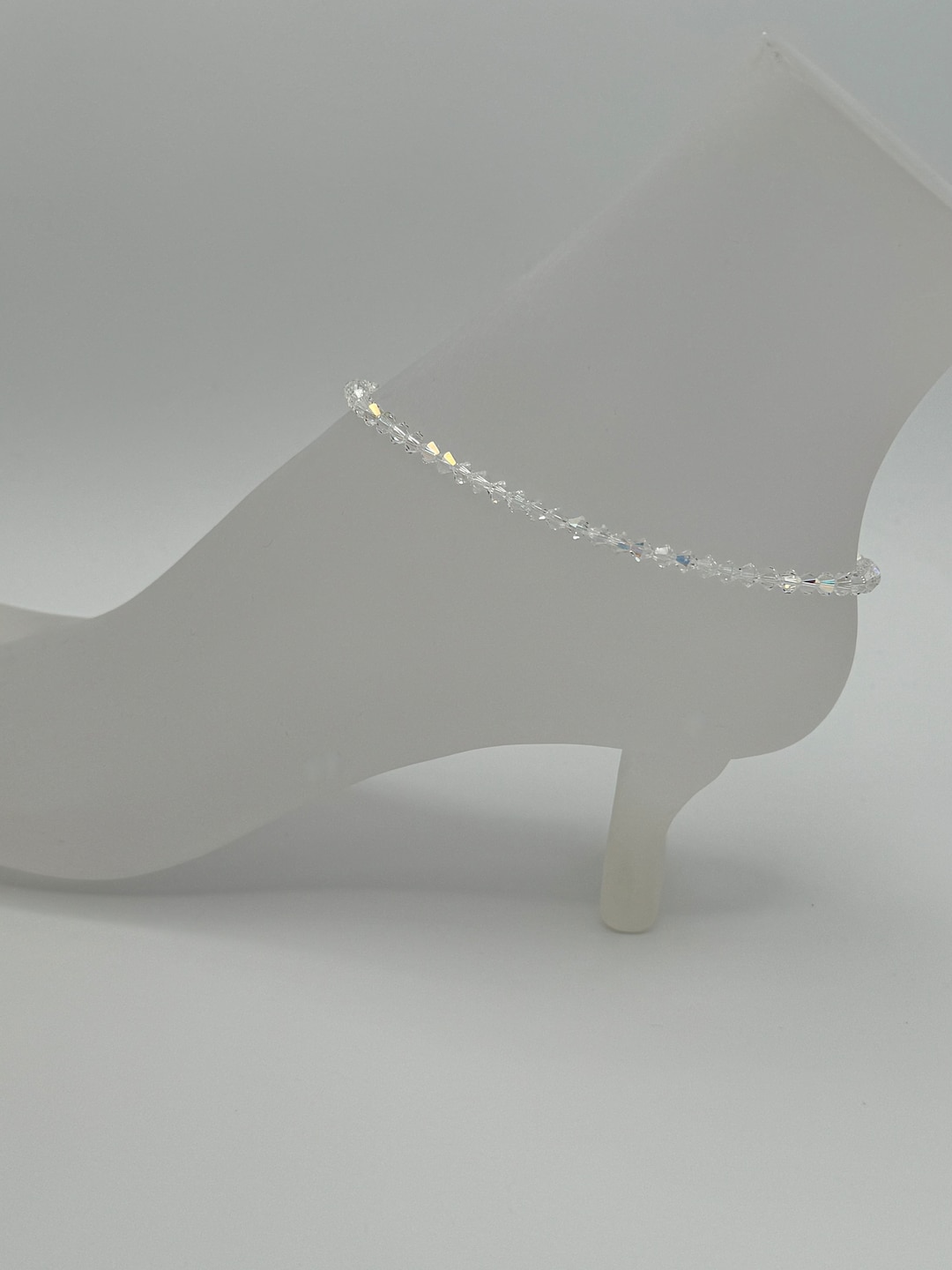 Crystal Stretch Anklet, Swarovski Crystal Elastic Anklet, Stretch Anklets, Austrian Crystal ...