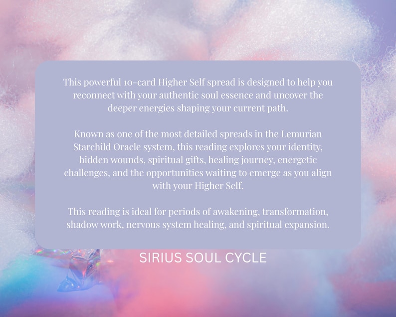 10-card Higher Self Oracle Reading | Spiritual Guidance, Shadow Work ...