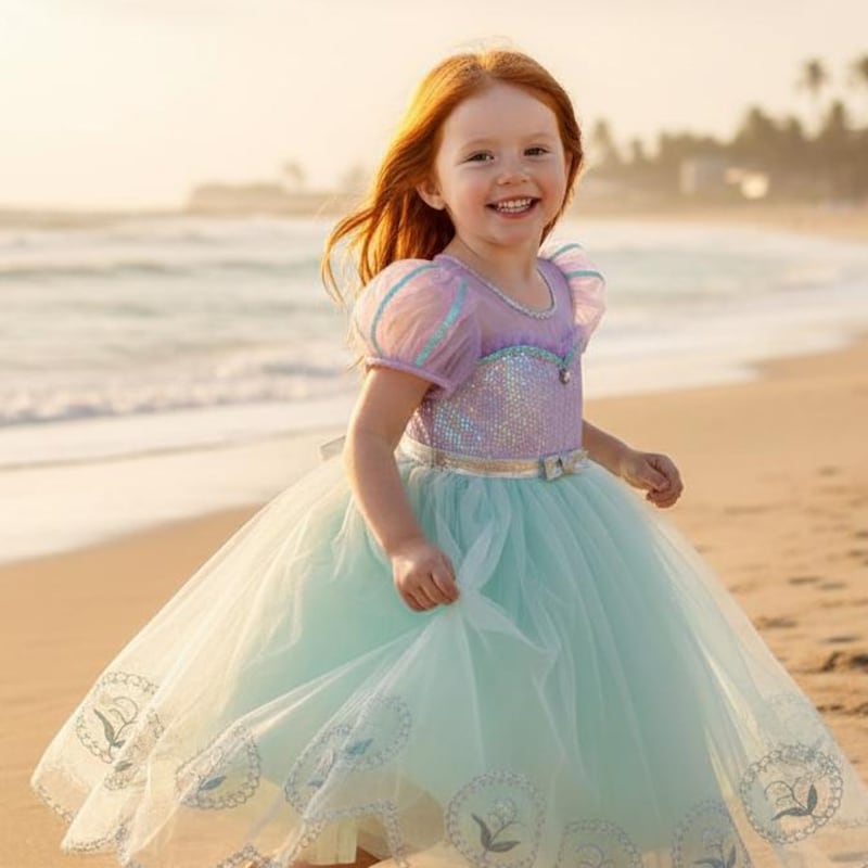 Ariel Purple Gown - Etsy