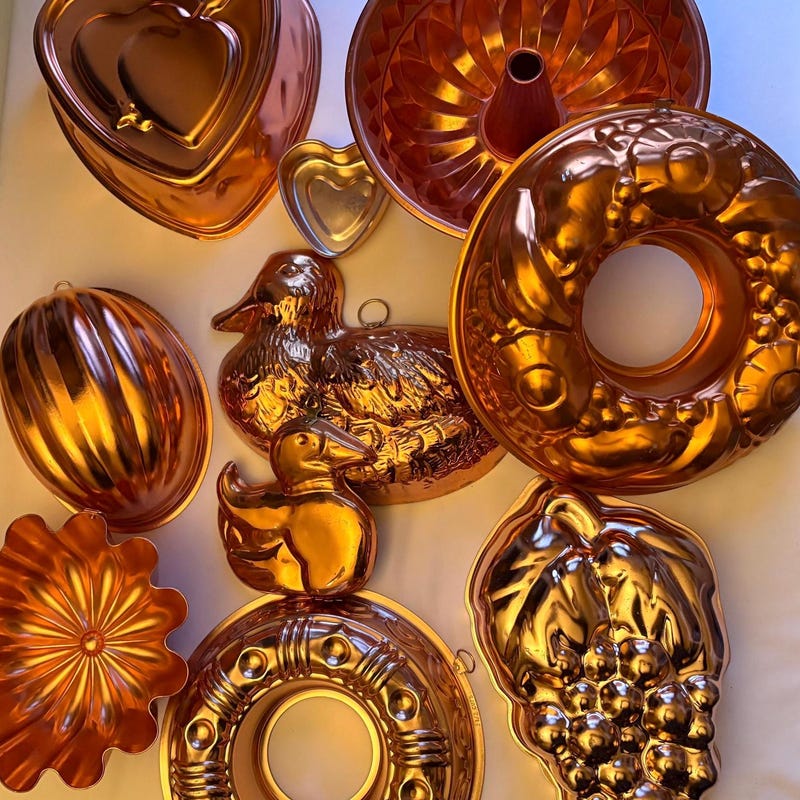 Copper Molds Vintage Grapes - Etsy