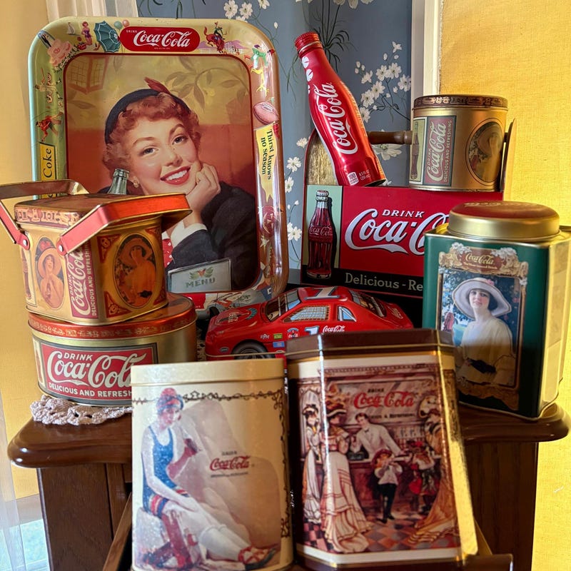 Coke Cola Canisters - Etsy