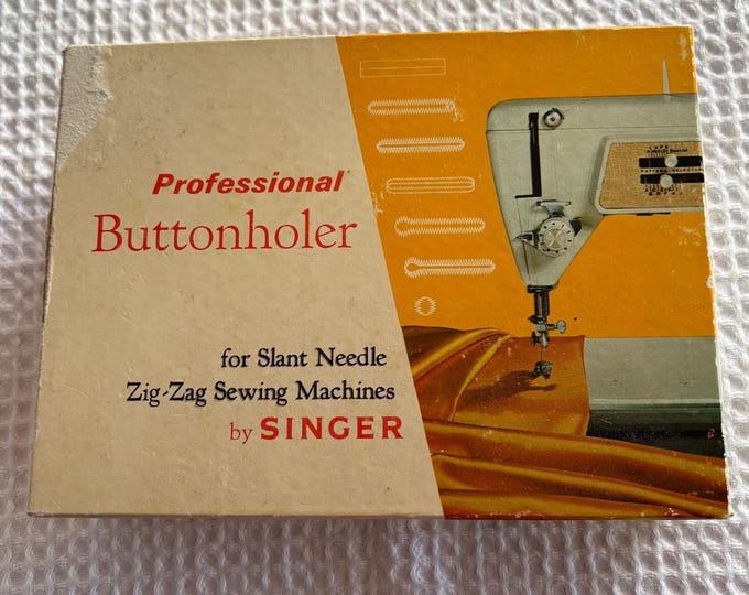 Singer Professional Buttonholer for Slant Needle Zigzag Sewing Machines ...