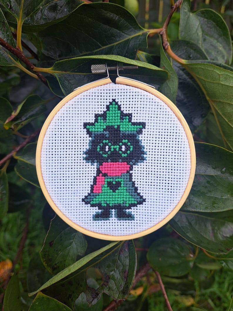 Deltarune Ralsei Cross Stitch Pattern - DIGITAL PATTERN ONLY - Etsy