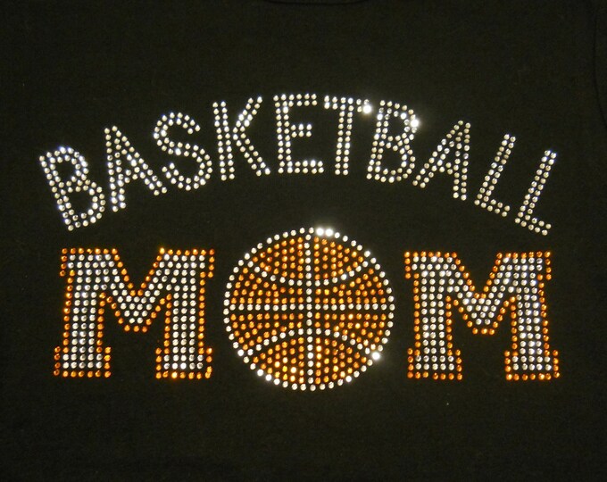 Women's Rhinestone Basketball Mom Shirt - Etsy