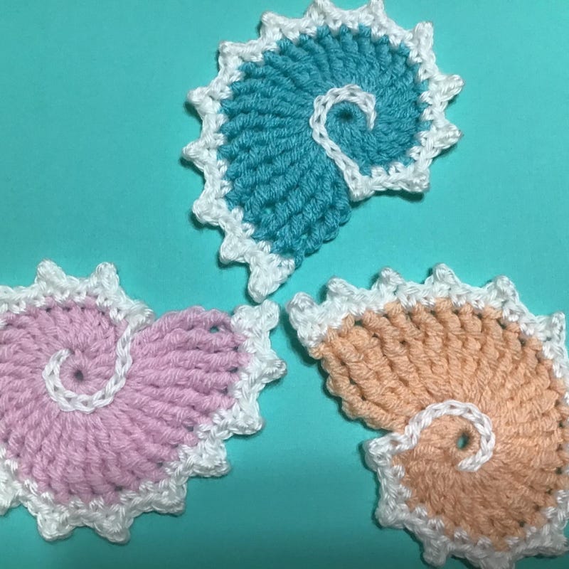 Crochet Seashell - Etsy