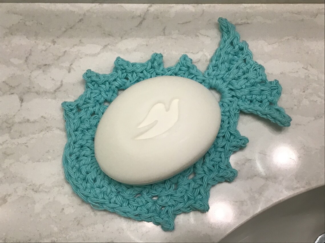 Crochet Pufferfish NEW PATTERN PDF Soap Coaster,no Sew,tropical Fish ...