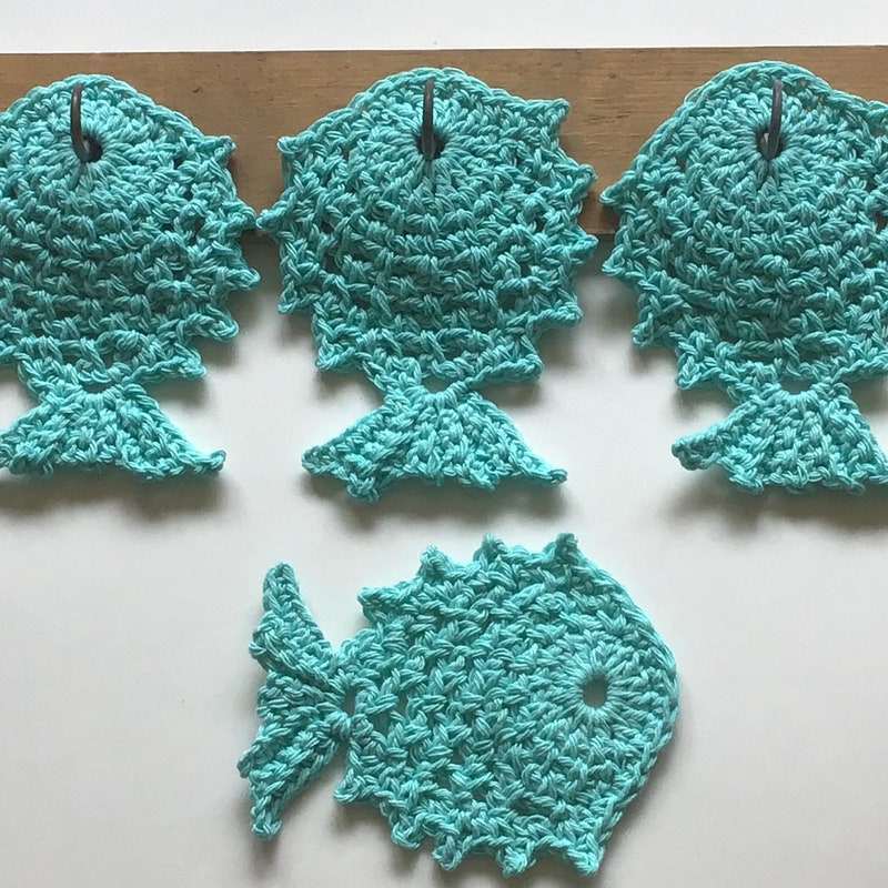 Handmade Fish Coasters - Etsy