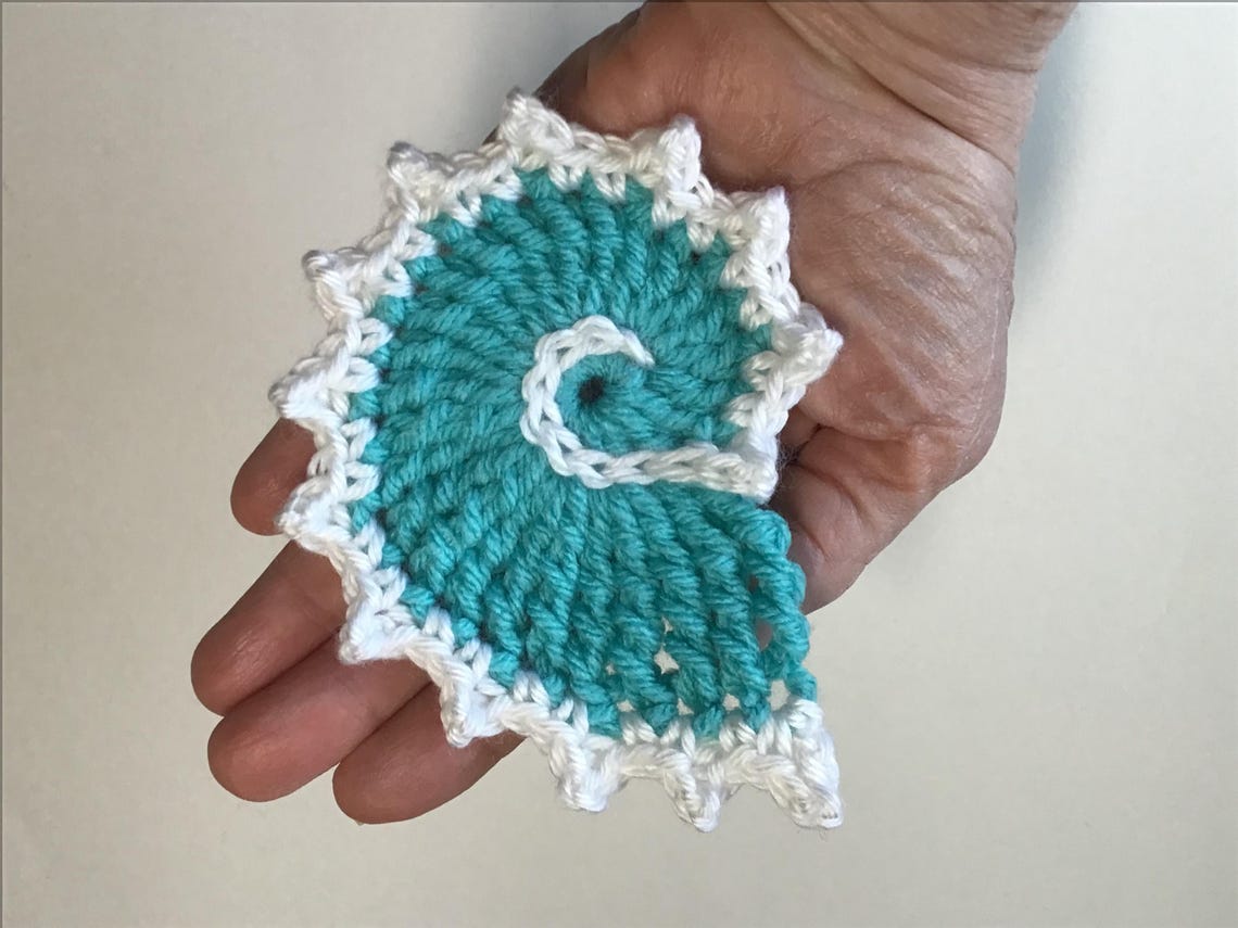 CROCHET Seashell PATTERN Pdf,seashell Coaster,beach Bag Seashell ...