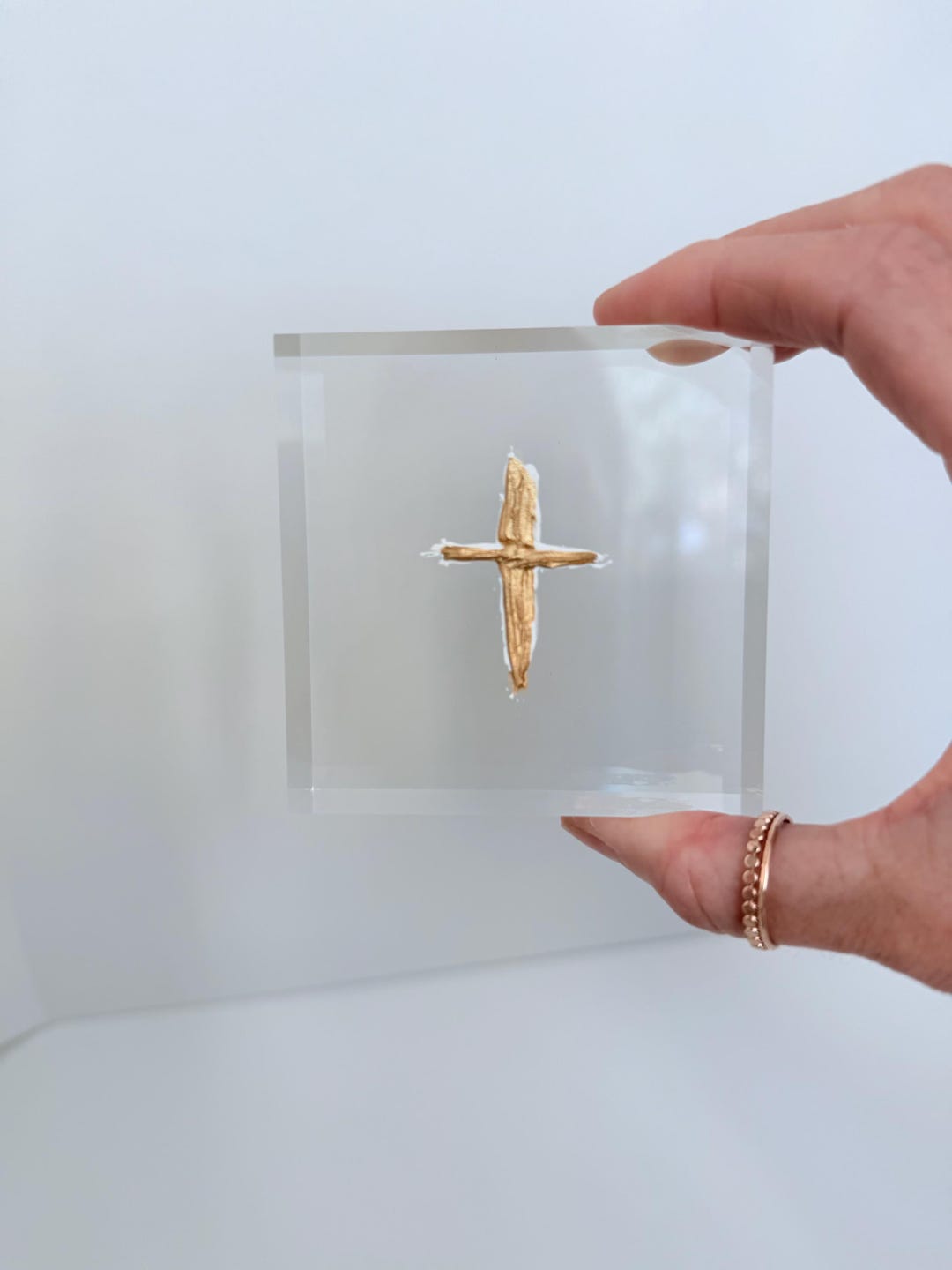 FREE SHIP| Hand Painted Acrylic Cross Block|gift for Loss|bridesmaids ...