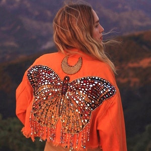Bloom Butterfly Jacket - Upcycled - Made to Order - Etsy