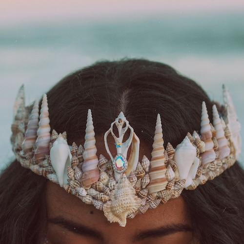 Dusk & the Moon Mermaid Crown | Etsy Israel