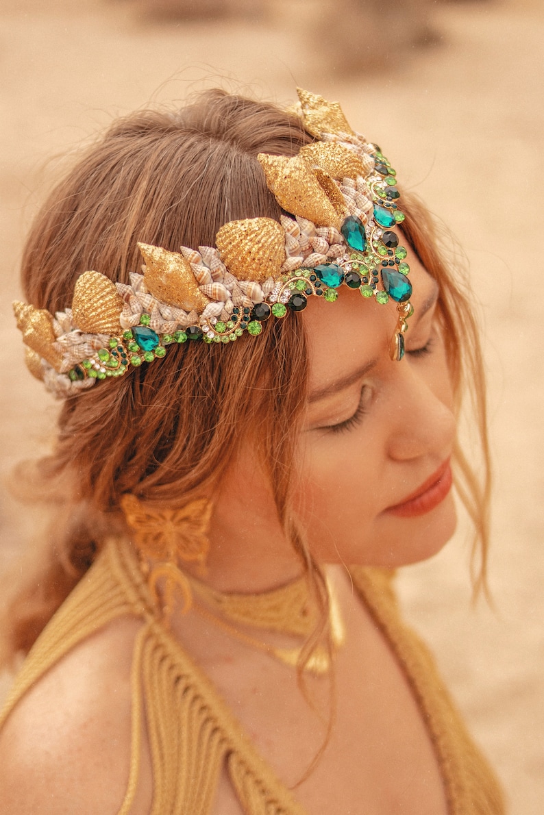 Faelyn Mermaid Crown - Etsy