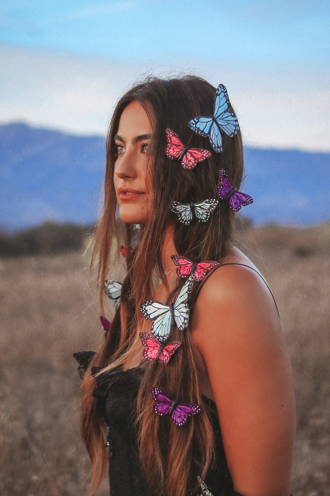 Fairy Fantasy Butterfly Hair Clips - Ready to Ship - Etsy