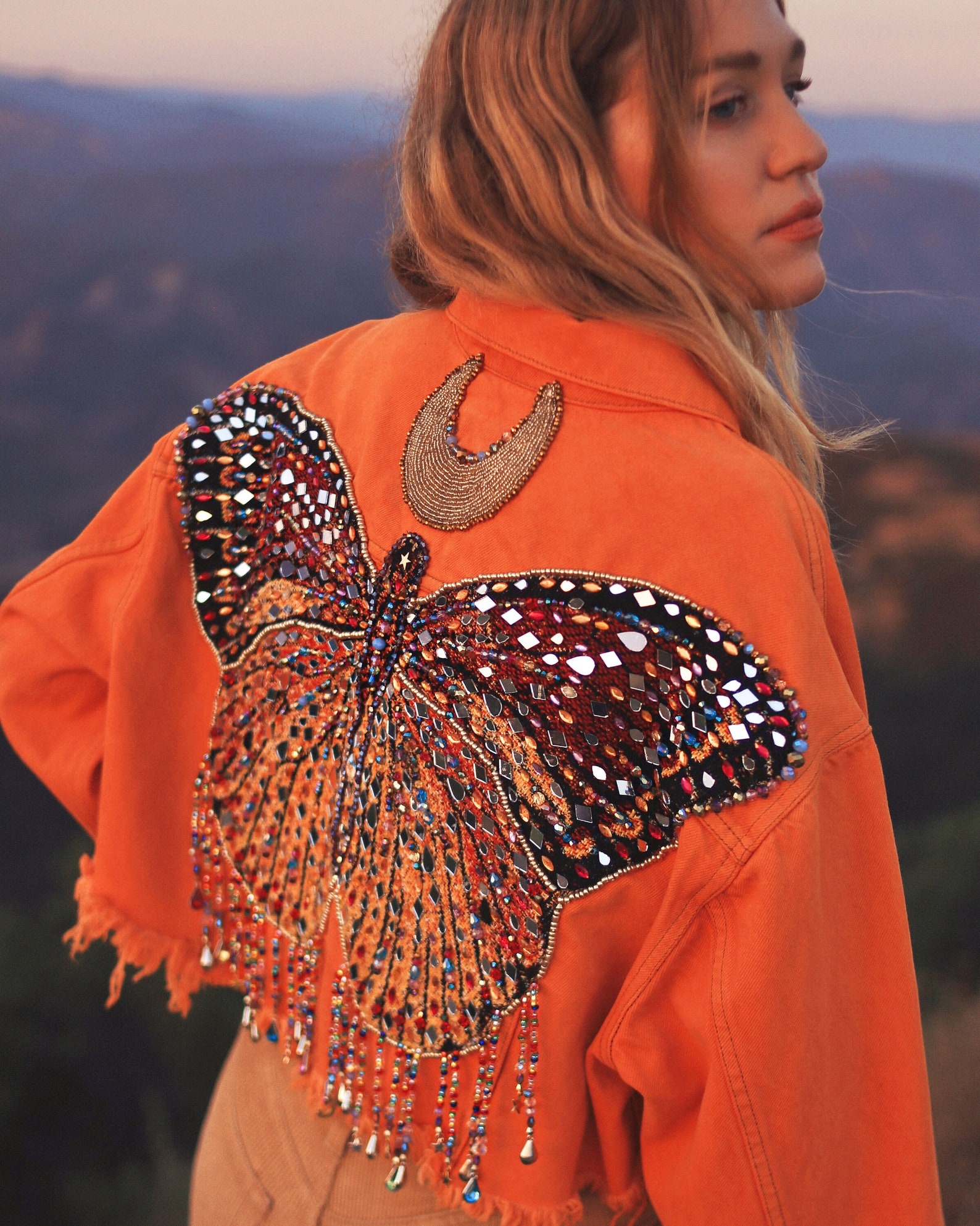 Bloom Butterfly Jacket Upcycled Made to Order - Etsy