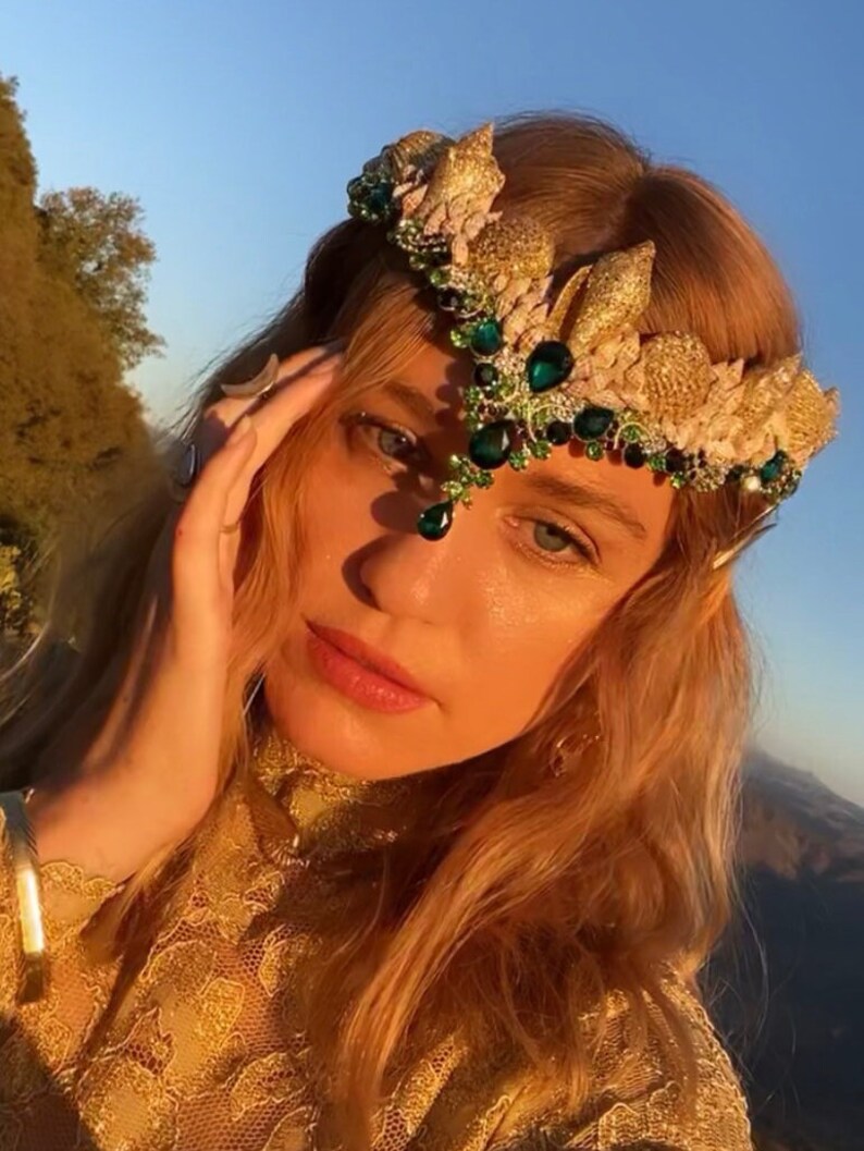 Faelyn Mermaid Crown | Etsy