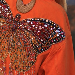 Bloom Butterfly Jacket - Upcycled - Made to Order - Etsy