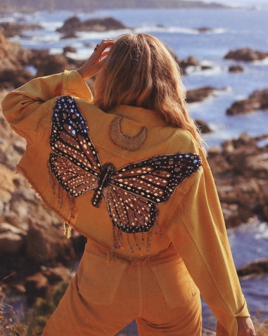 Monarch Butterfly Jacket - Made to Order - Upcycled - Etsy