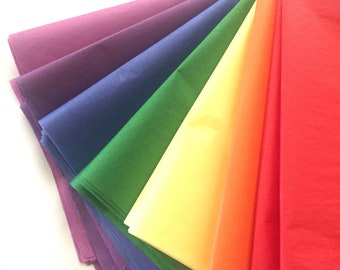 Rainbow tissue paper | Etsy