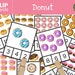 Numbers 1-20 Count and Clip Cards | Donut Cothespin Counting | National ...
