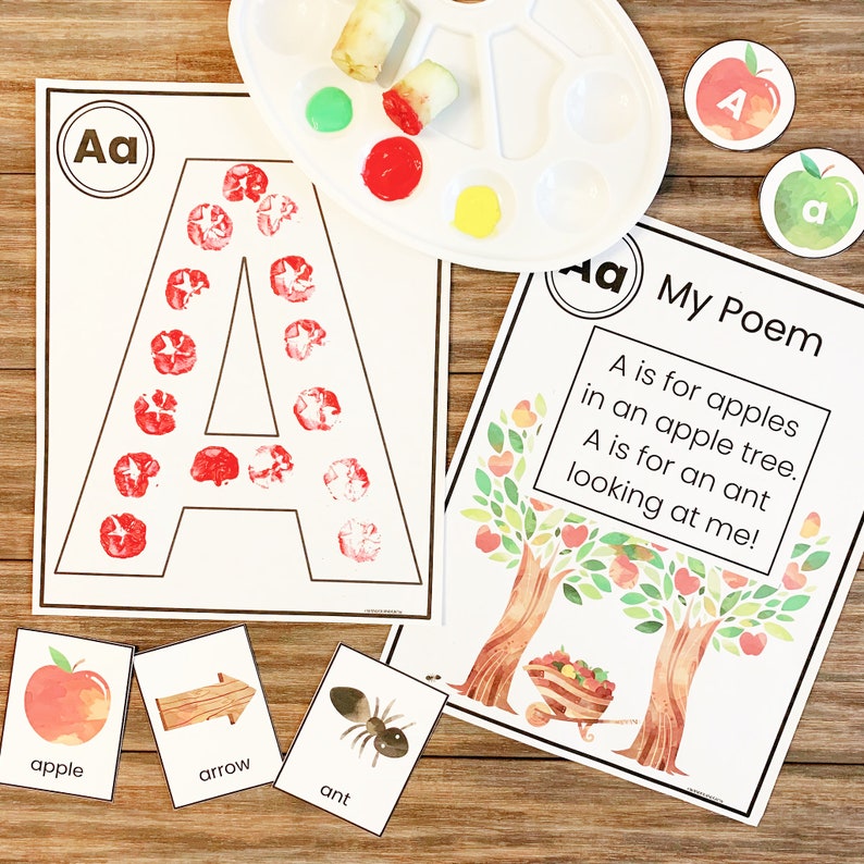 Letter A Alphabet Sounds and Letter Practice Pack Letter | Etsy