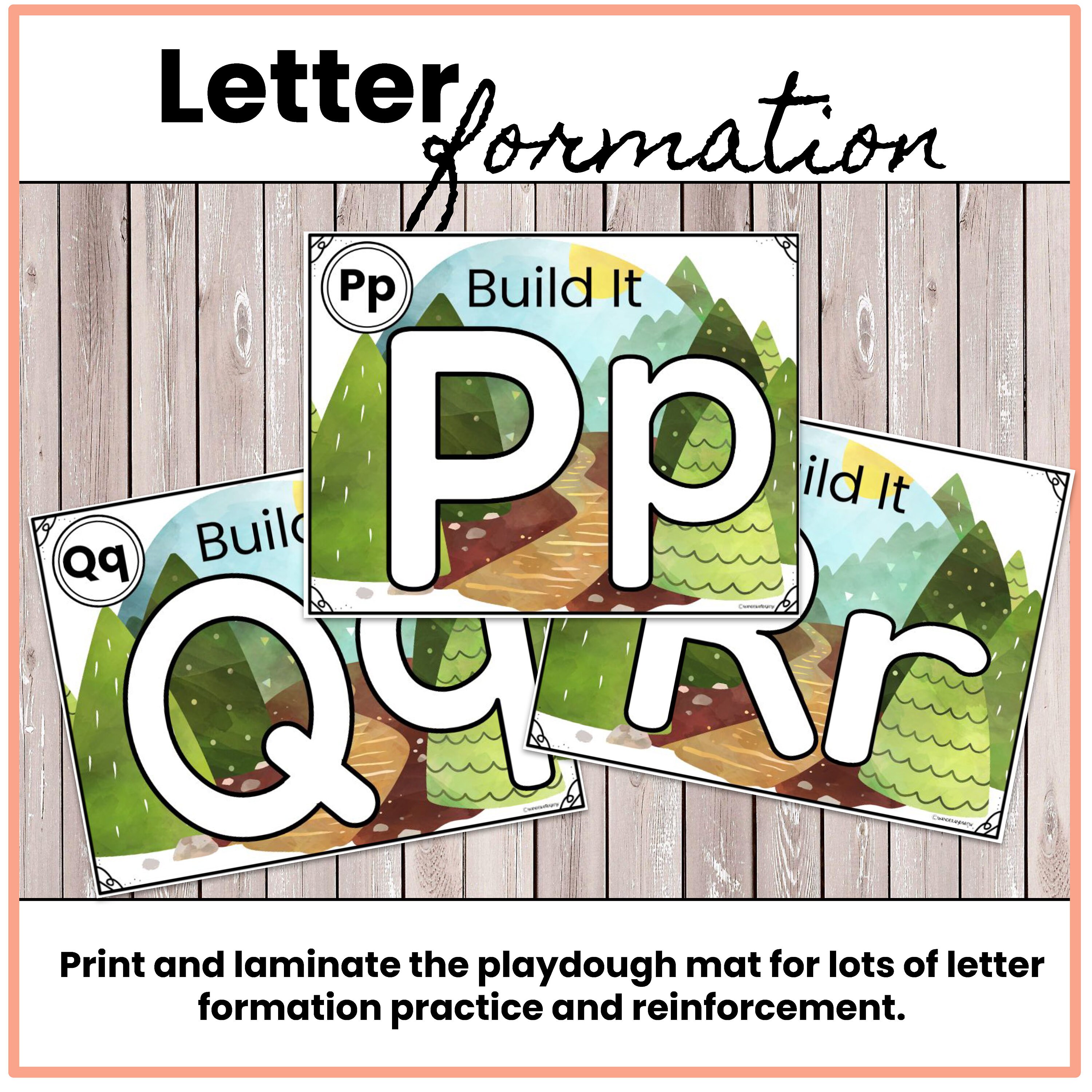 Bundle: Letters P Q R S T Letter of the Week Homeschool Activities ...