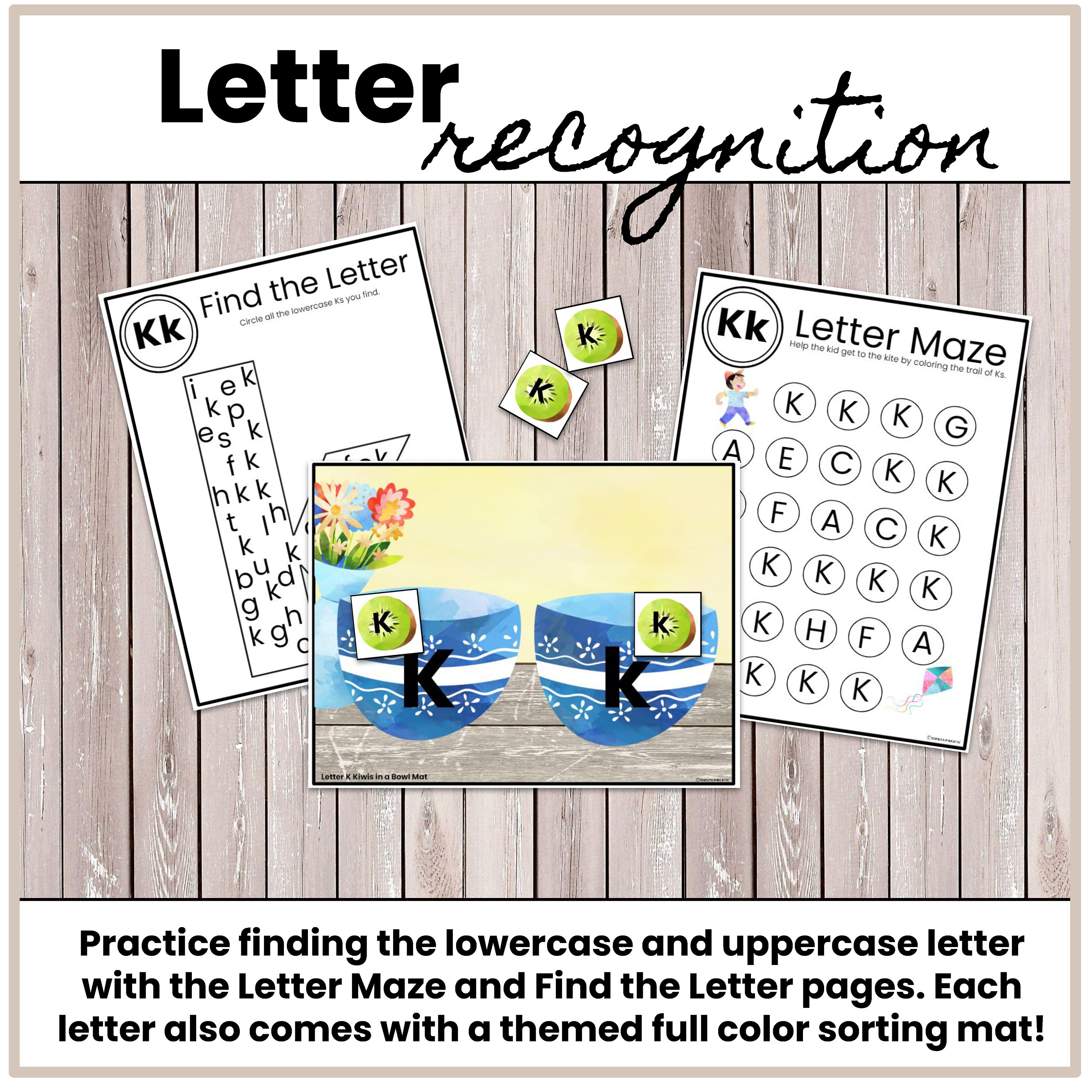 Letter of the Week, Letter K Preschool Printables, Homeschool ...