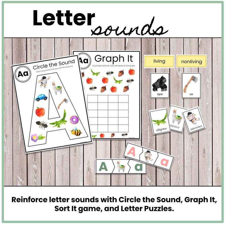 Letter A | Alphabet Sounds and Letter Practice Pack | Letter of the ...