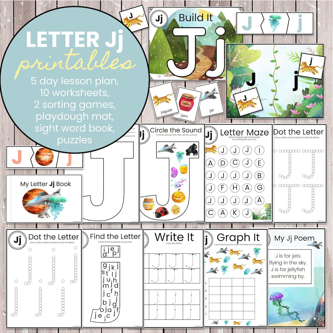 Letter J | Letter of the Week | Preschool, Prek, Kindergarten Lesson ...