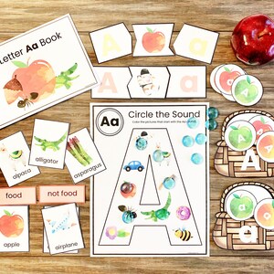 Letter A Alphabet Sounds and Letter Practice Pack Letter | Etsy