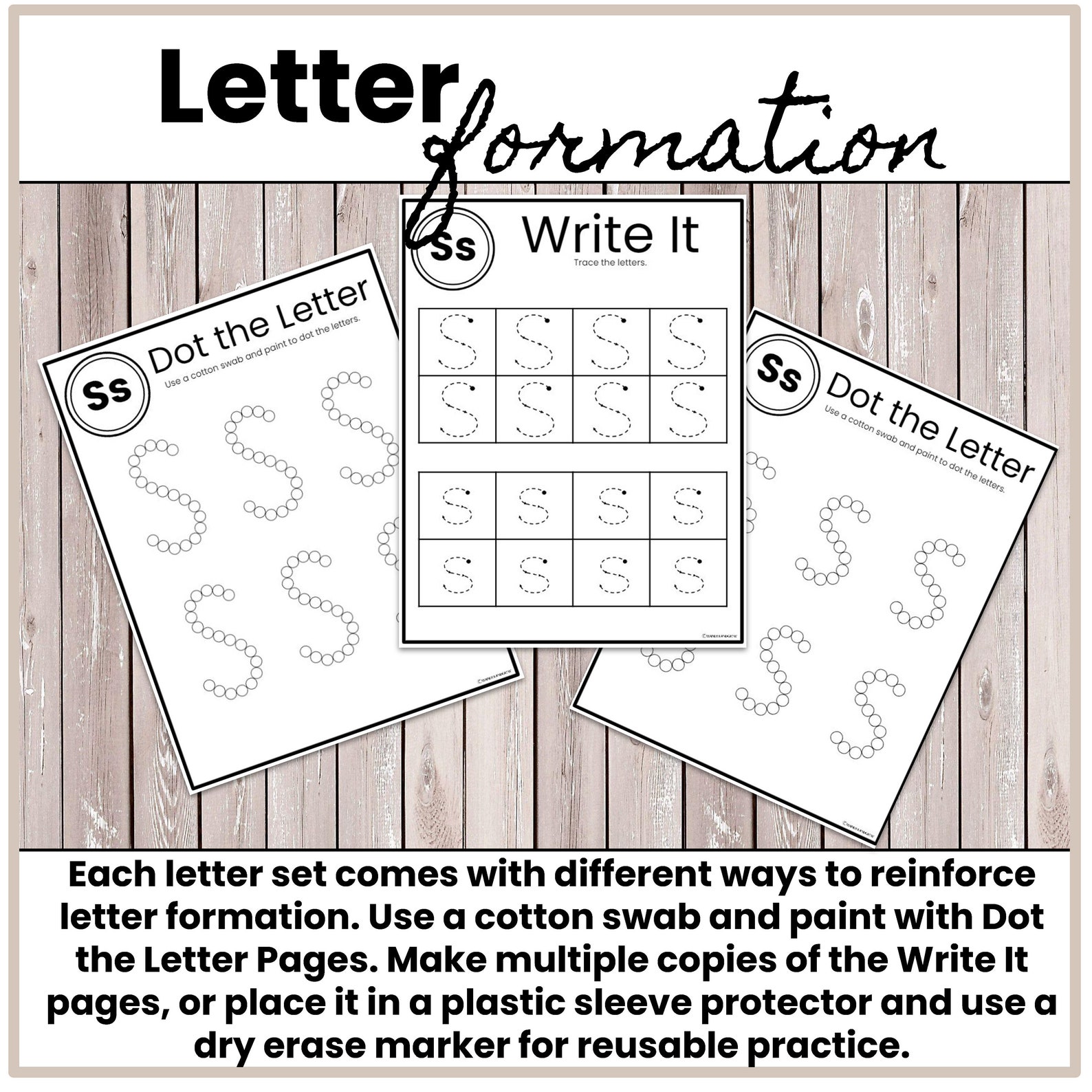 Letter S Printables | Alphabet Worksheets & Games (PDF Download) - Etsy