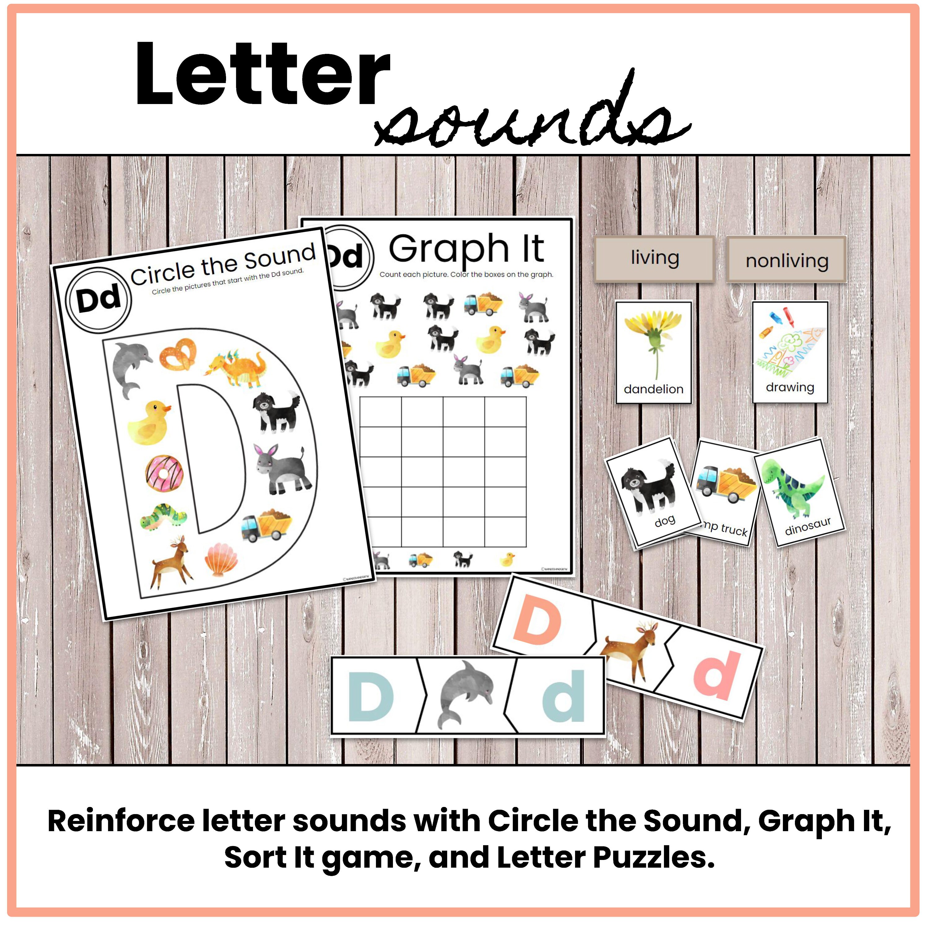 Letter D | Alphabet Sounds, Letter Practice Pack | Letter of the Week ...