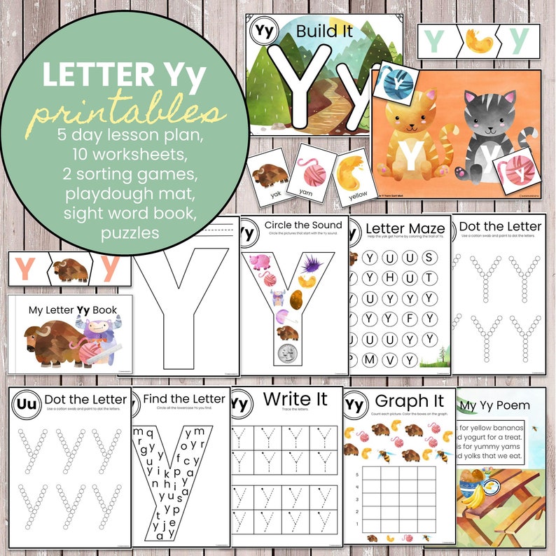Letter Y | Kindergarten, Preschool Printables, Homeschool Curriculum ...