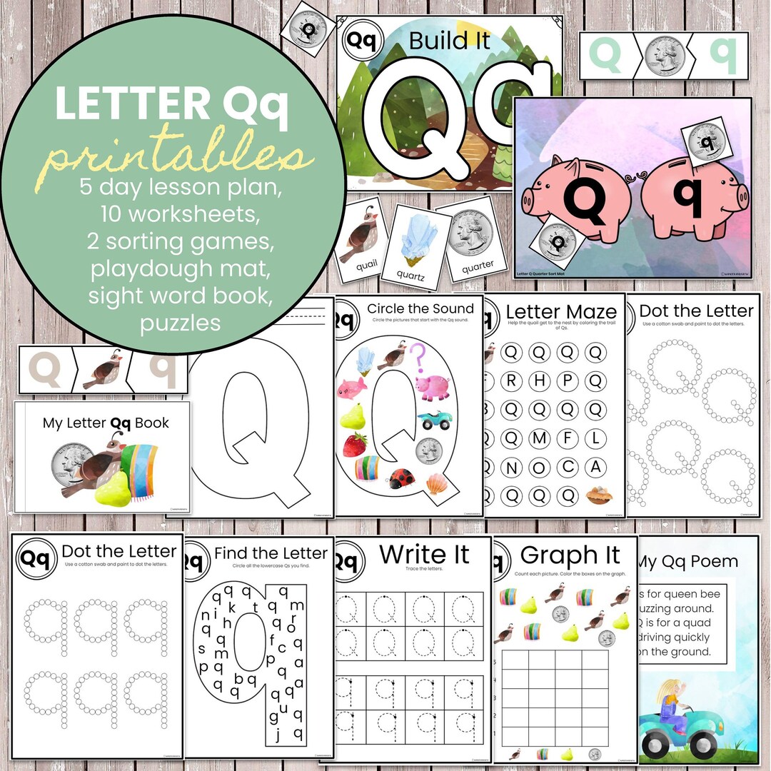Letter Q | Preschool, Kindergarten Homeschool Curriculum, Lesson Plans ...