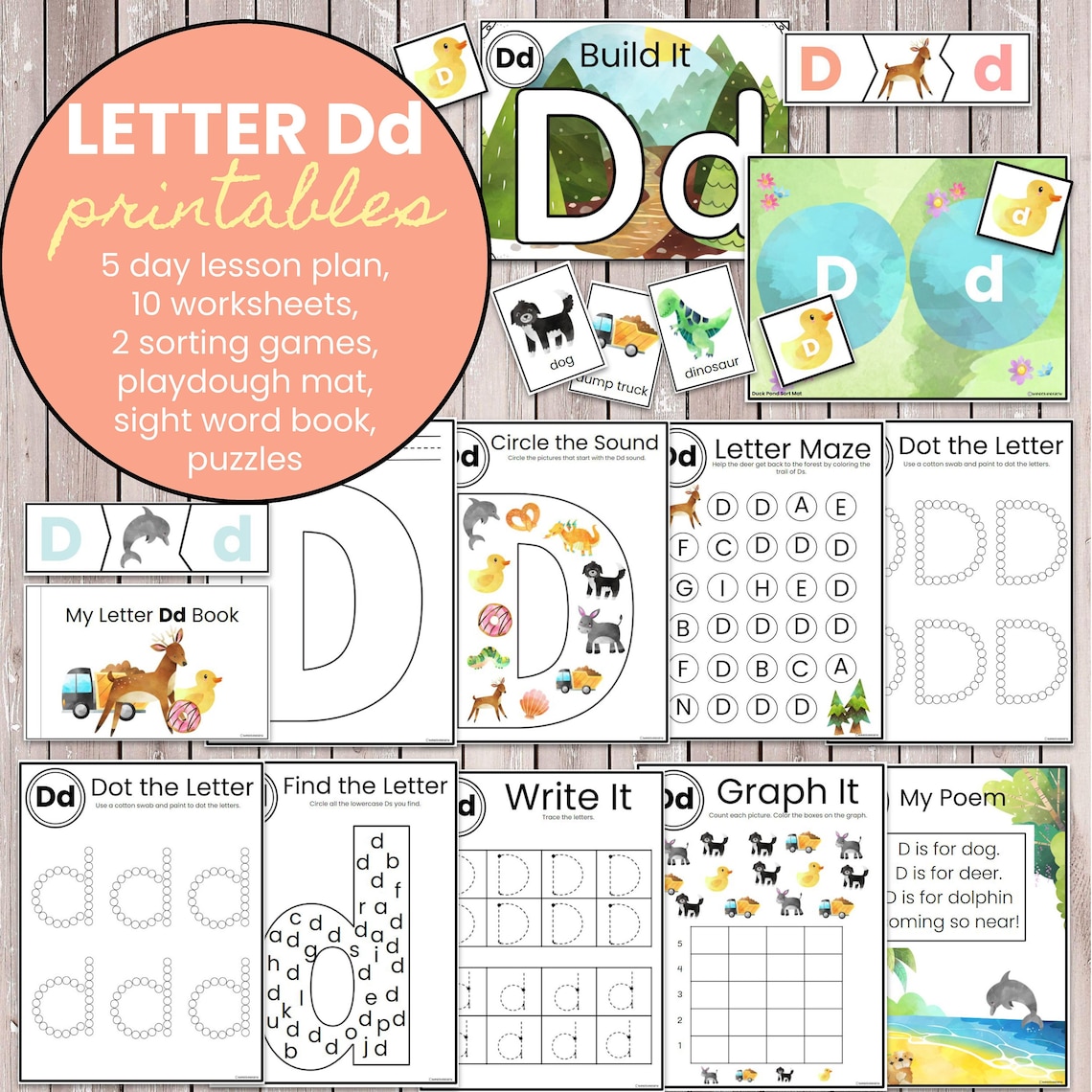 Letter D | Alphabet Sounds, Letter Practice Pack | Letter of the Week ...