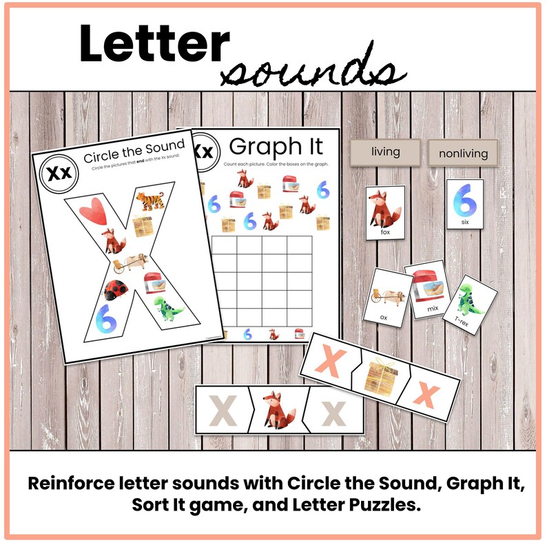 Letter X | Preschool Letter Worksheets | Handwriting | Homeschool ...