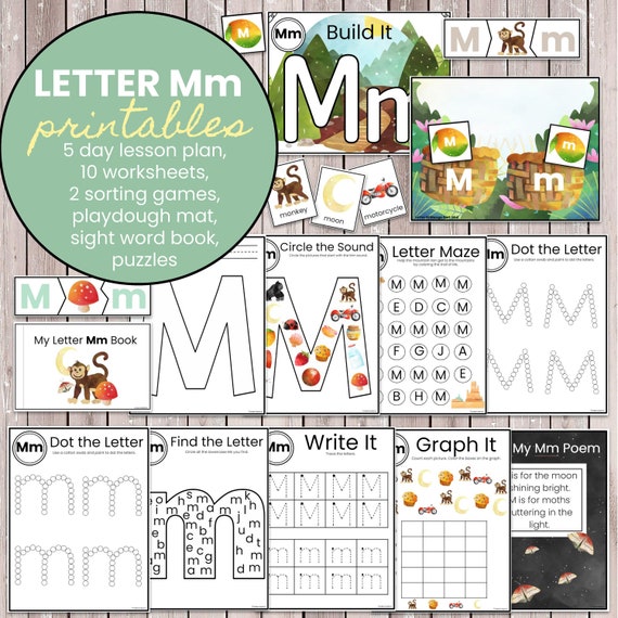 Printables for Preschool Pre-k and Kindergarten Homeschool - Etsy