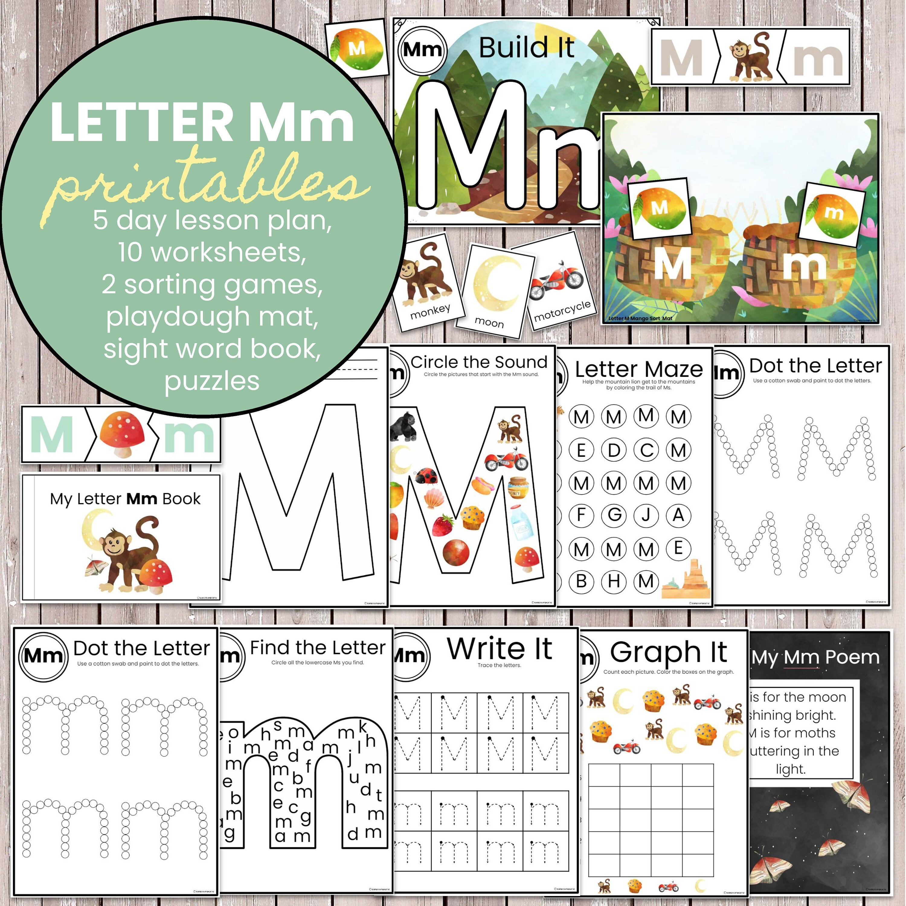 Printables for Preschool, Pre-k, and Kindergarten, Homeschool ...