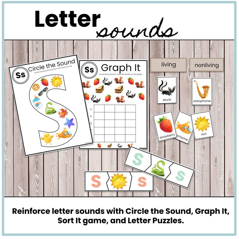 Alphabet A-Z Letter of the Week Bundle Preschool - Etsy