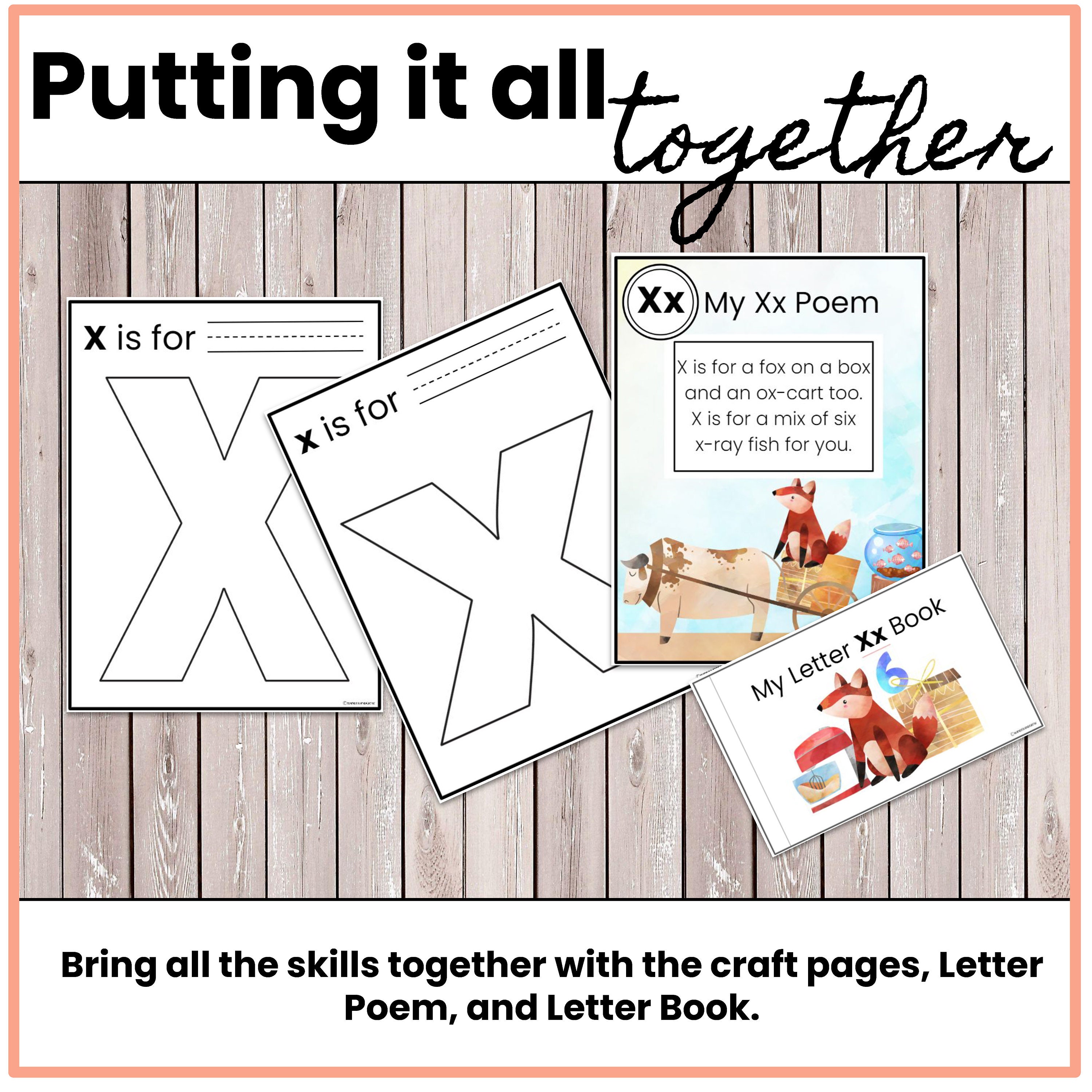 Letter X | Preschool Letter Worksheets | Handwriting | Homeschool ...