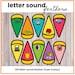 Thanksgiving Turkey Beginning Sound Letter Match Game | Preschool, Pre ...