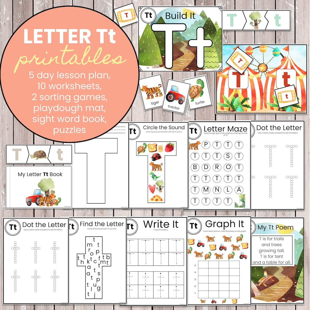 Letter T | Alphabet Sounds and Letter Practice Pack | Letter of the ...