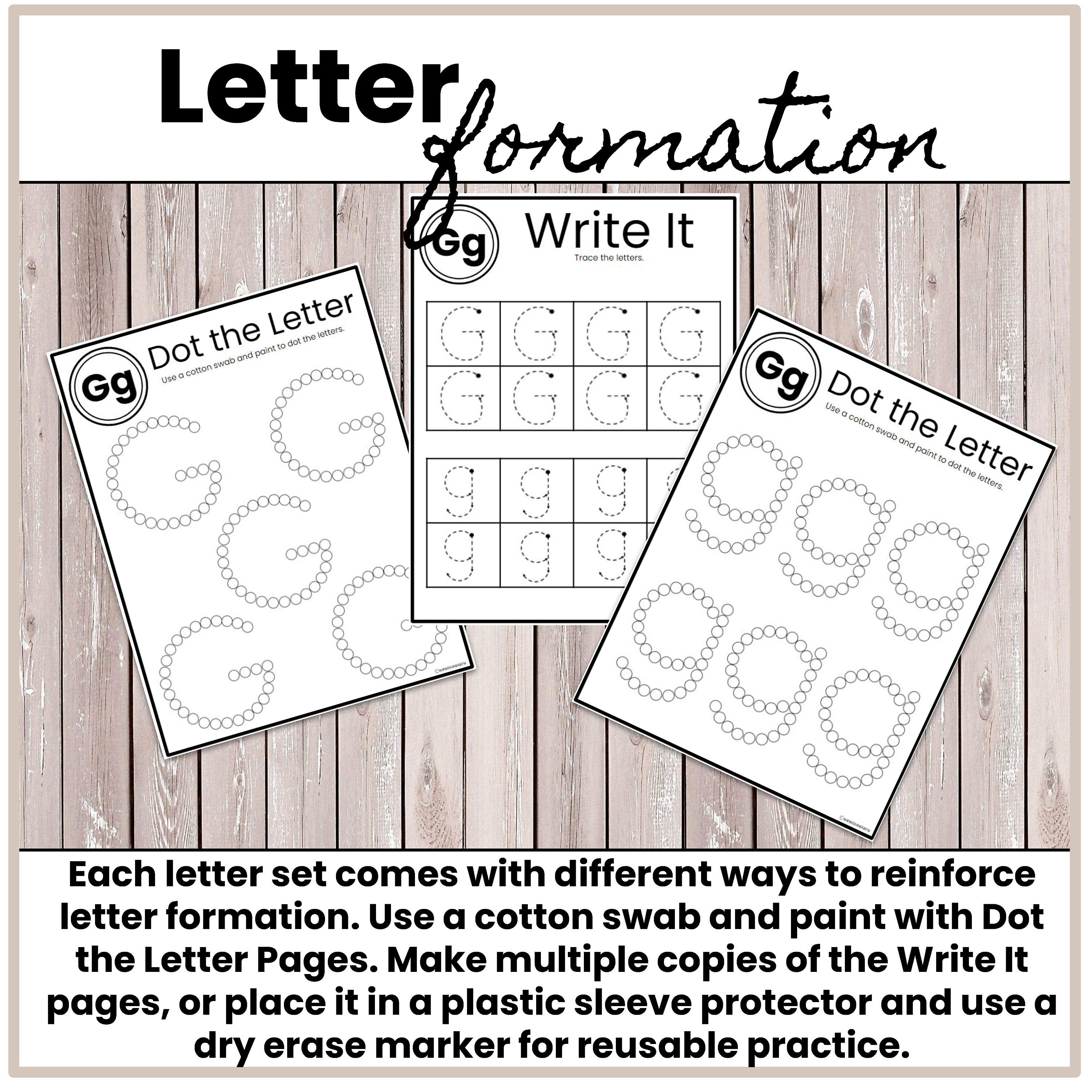 Letter G Preschool Worksheets Homeschool Lesson Plans Letter ...